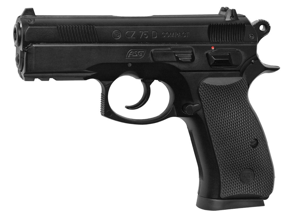 ASG 15564 CZ 75D Compact CO2 Airsoft Pistol | ReplicaAirguns.ca