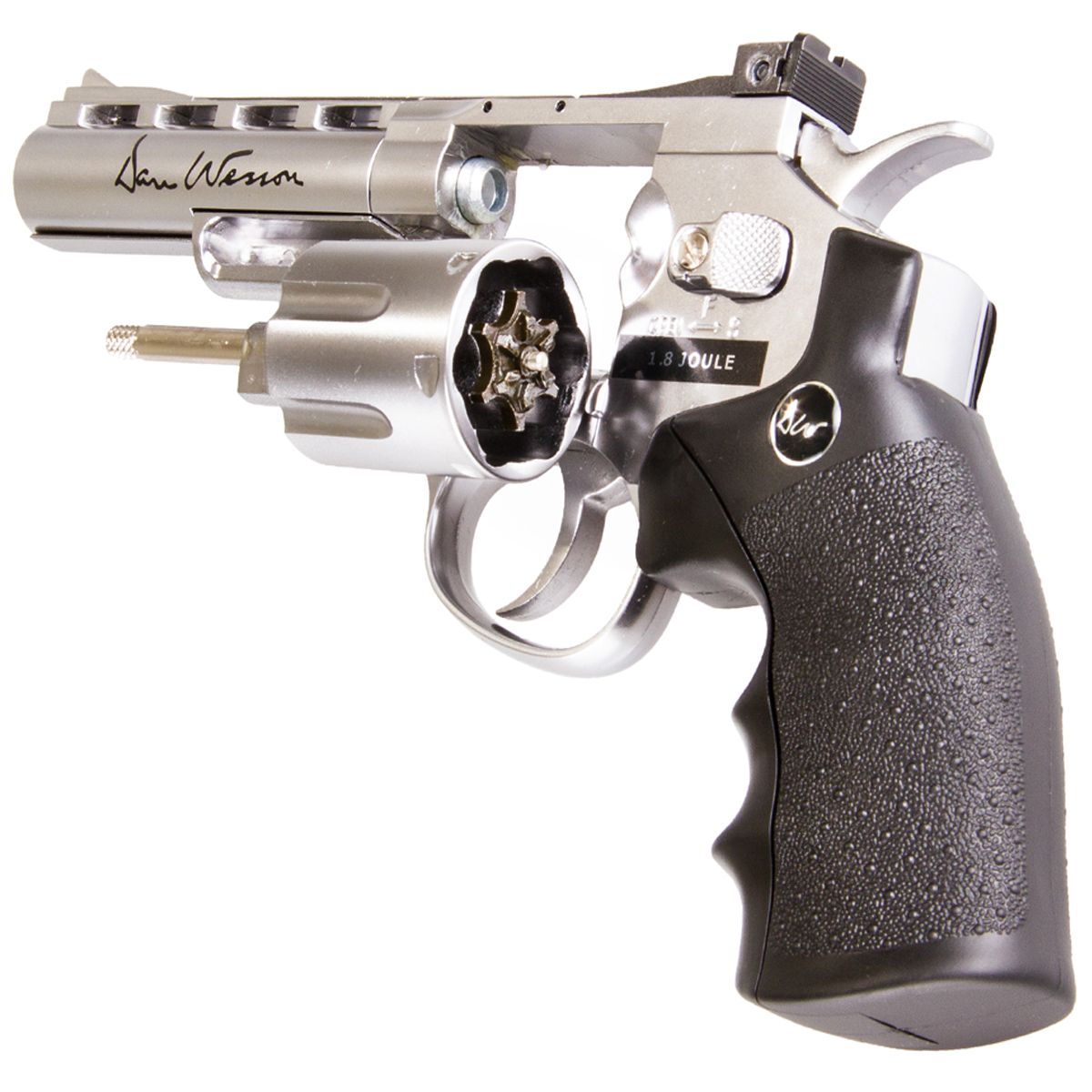 dan wesson 16181 revolver - 4 inch silver - airsoft |replicaairguns.ca