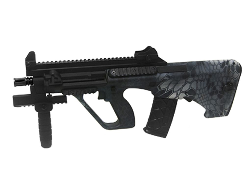 Buy Steyr AUG A3 XS Com Black Camo Airsoft Rifle | ReplicaAirguns.ca