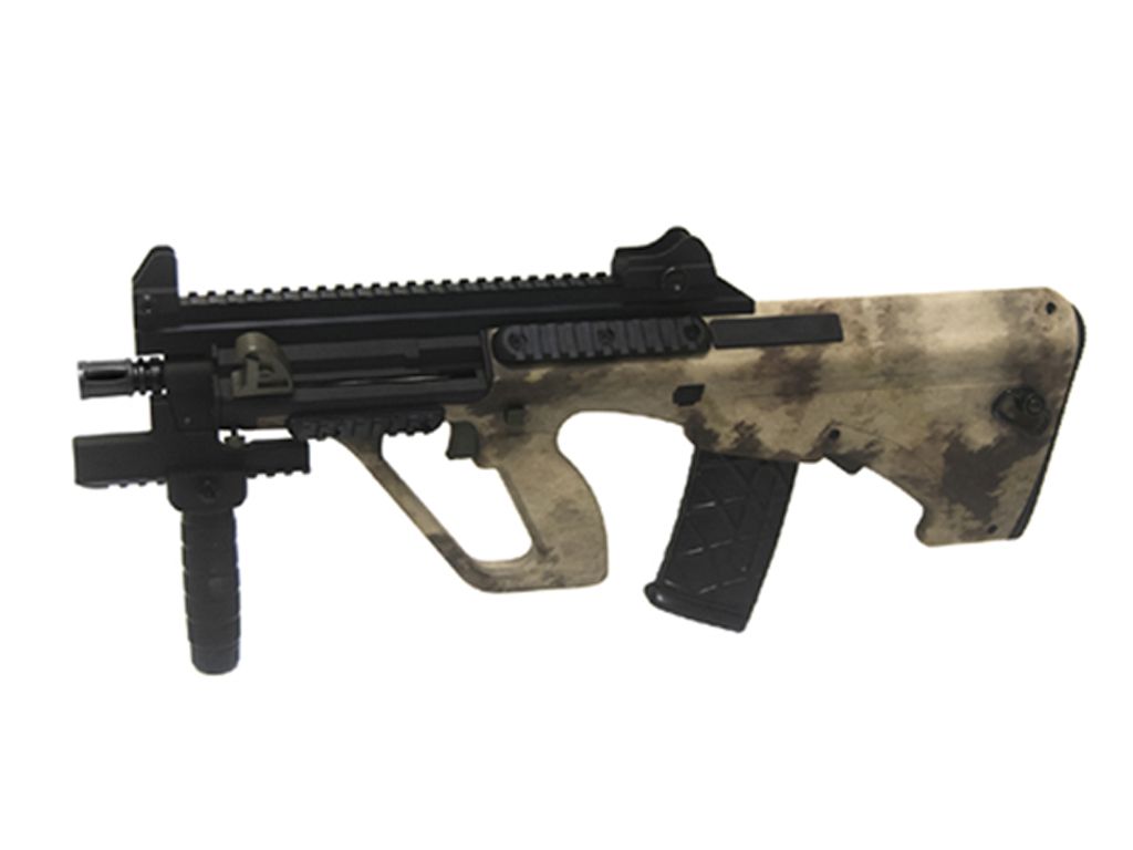 Buy Steyr AUG A3 XS Com Desert Camo Airsoft Rifle | ReplicaAirguns.ca