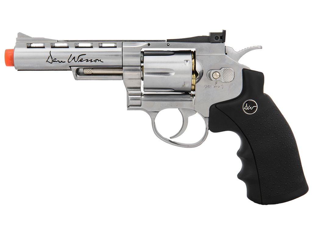 Dan Wesson WG CO2 4 Inch Silver US Airsoft Pistol | Replicaairguns.ca