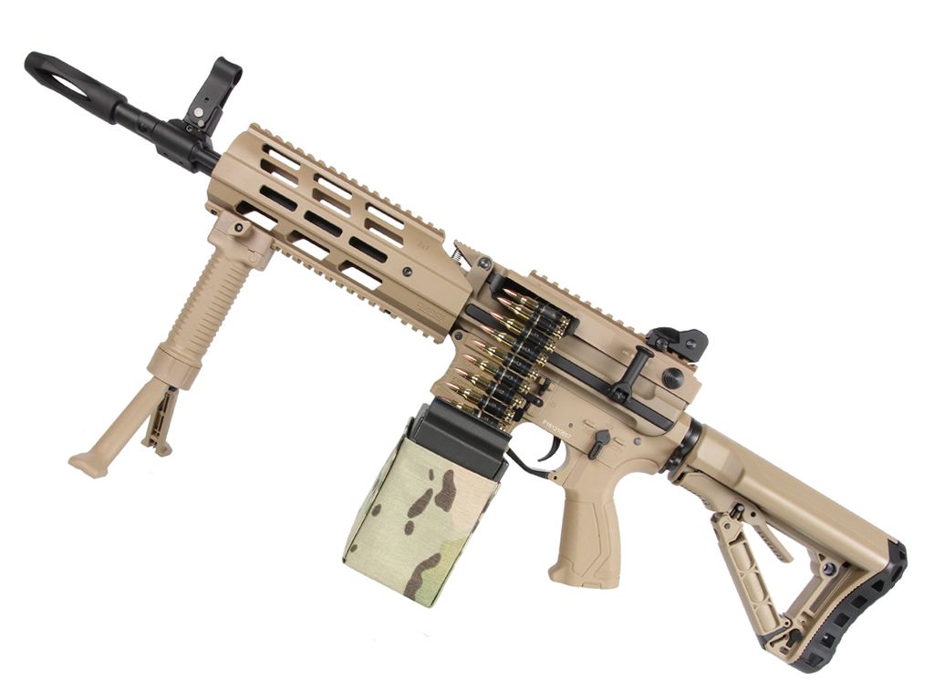 G&G CM16 LMG AEG Airsoft Machine Gun | ReplicaAirguns.ca