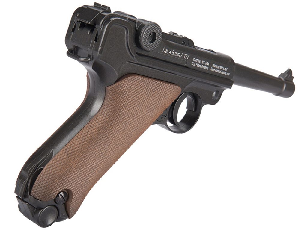 buy gletcher p08 steel bb .177 caliber co2 pistol |replicaairguns.ca