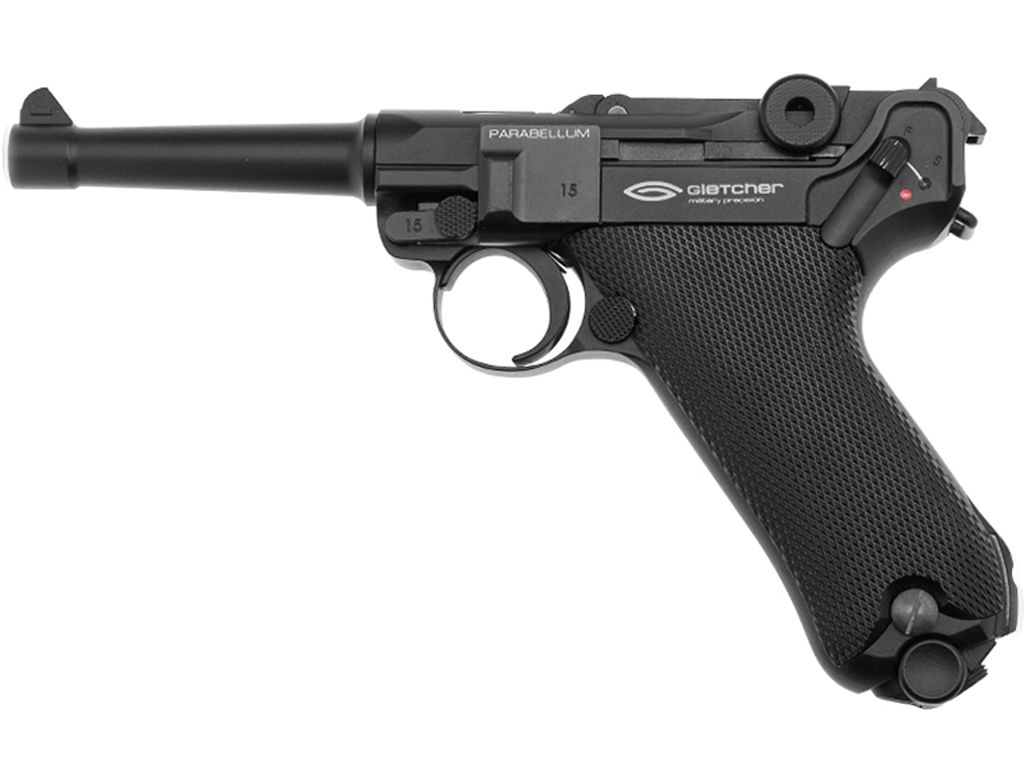 Gletcher Parabellum CO2 Blowback Steel BB pistol |ReplicaAirguns.ca