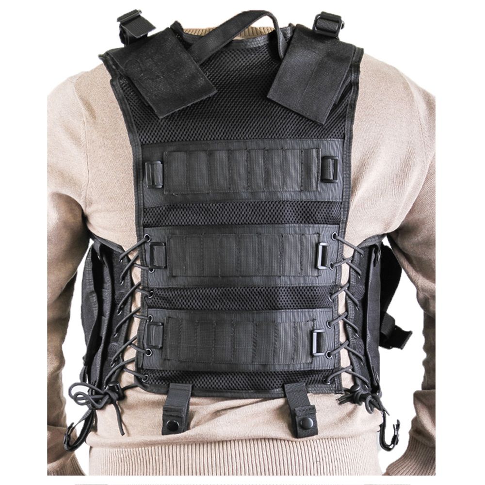 Buy Cheap Military Combat Molle Black Vest |ReplicaAirguns.ca