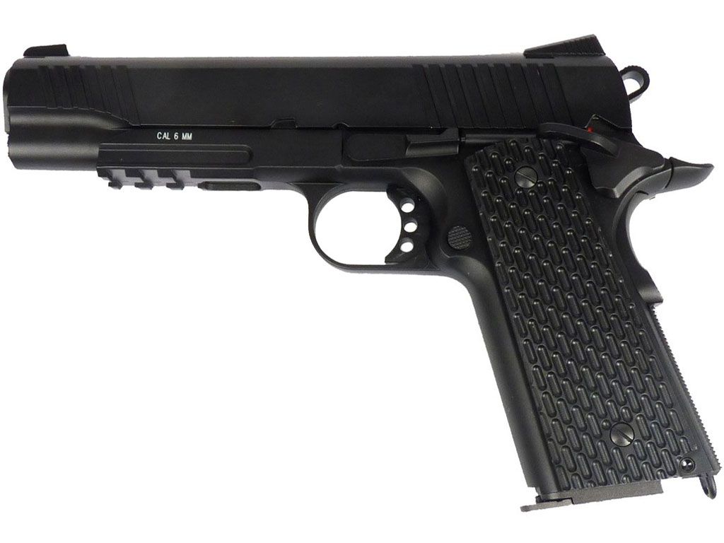 KWC M1911 A1 Tac CO2 BlowBack Steel BB pistol | Replicaairguns.ca