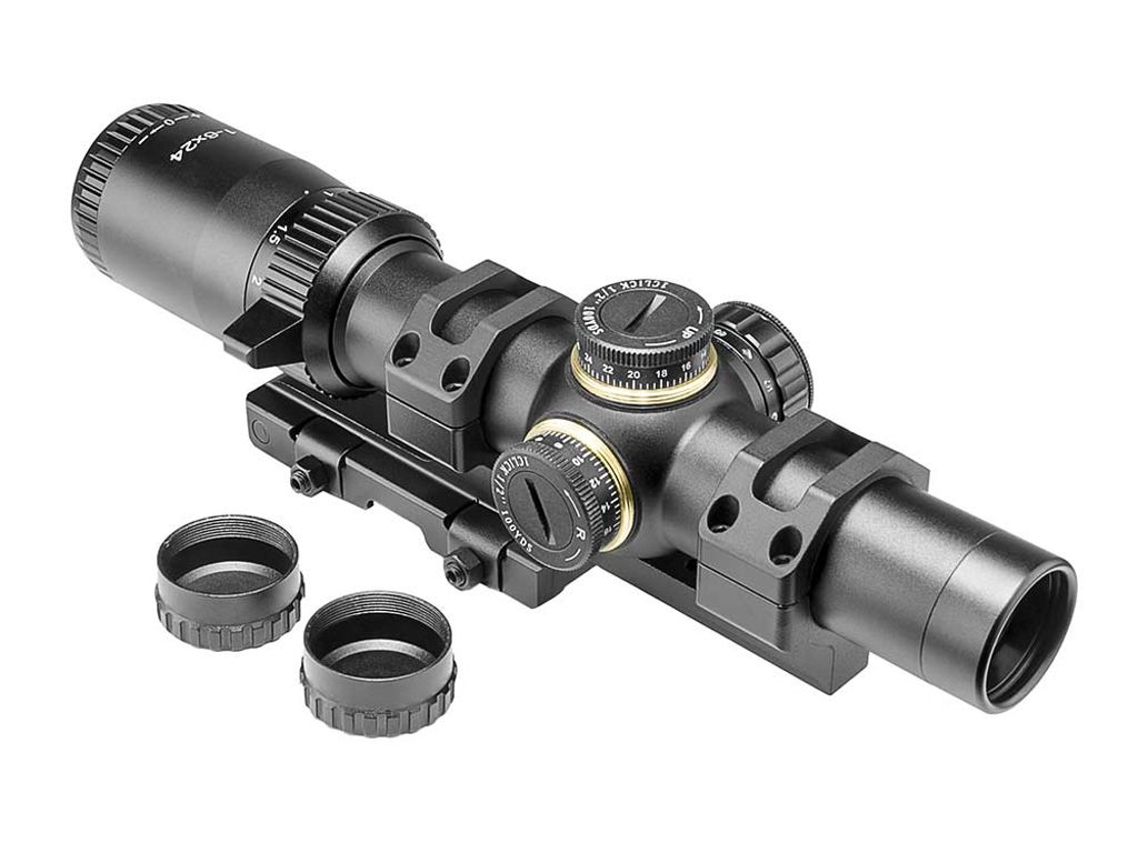 NcStar Shooters Combo 1-6x24 Scope with SPR mount | Replicaairguns.ca