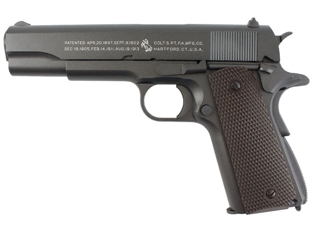 Buy Colt 1911 CO2 Blowback Full Metal Airsoft Pistol | ReplicaAirguns.ca
