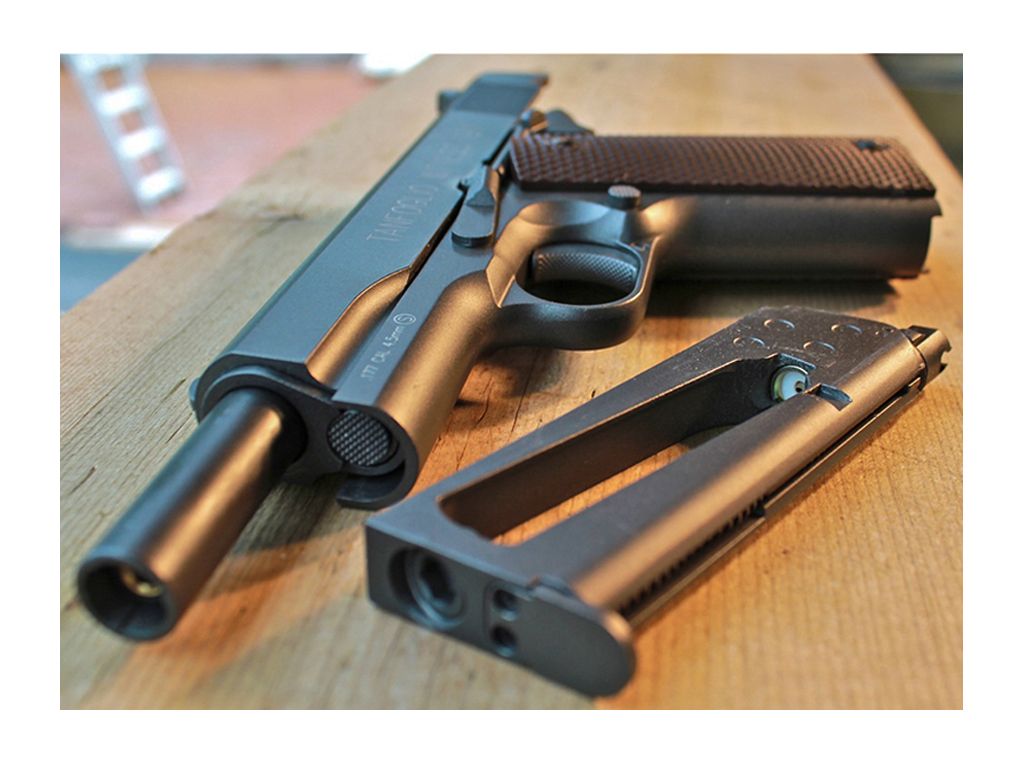 Tanfoglio Witness 1911 BB Pistol Blowback | ReplicaAirguns.ca